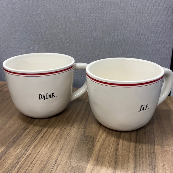 Rae Dunn | Dining | 2 Rae Dunn Large Mugs Drink Sip | Poshmark